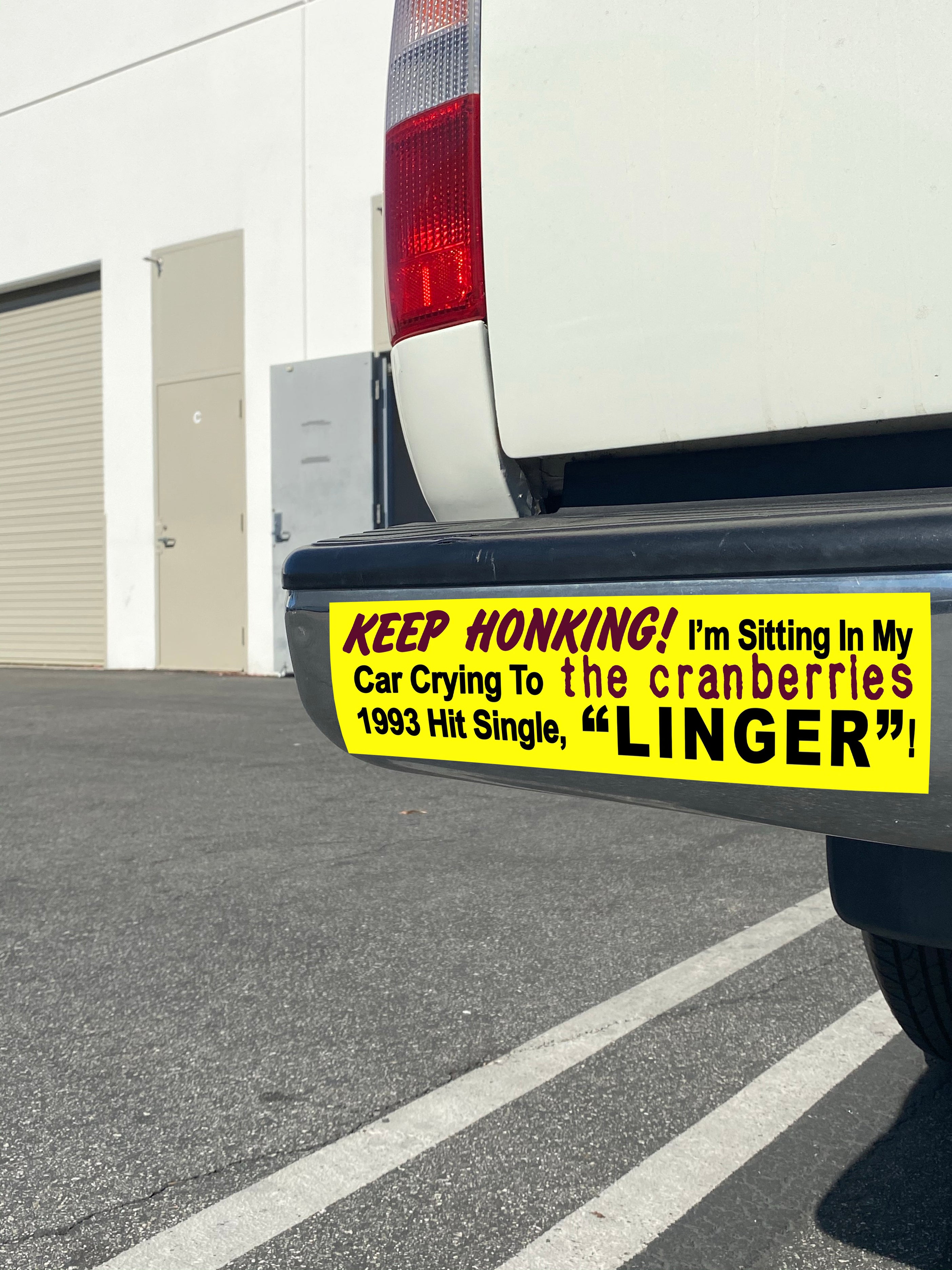 Linger Bumpersticker – Das Bootleg